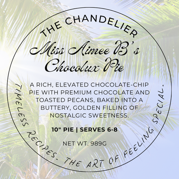 Chocolux Pie – The Chandelier